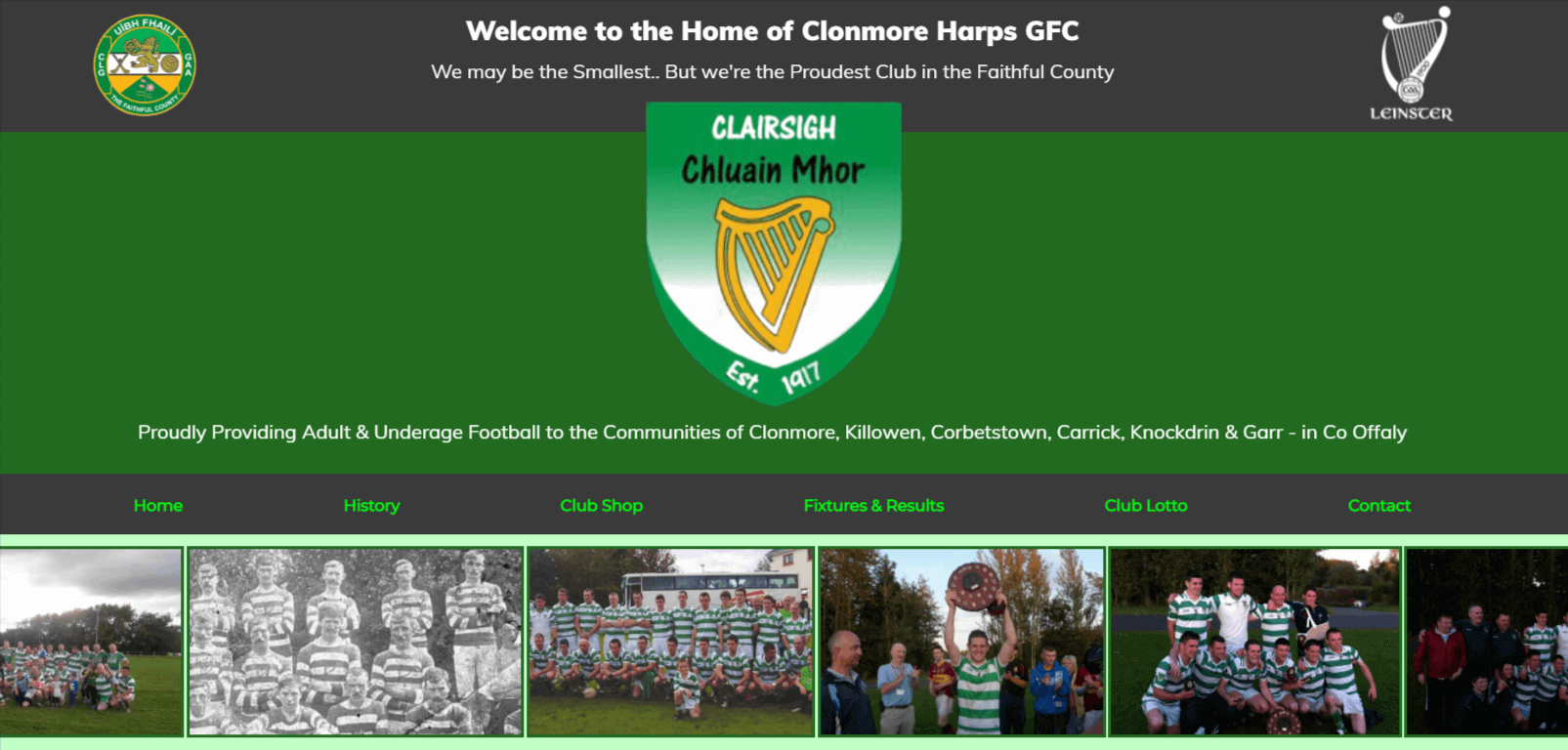 Clonmore Harps GAA | Gaelic Football Club | Offaly